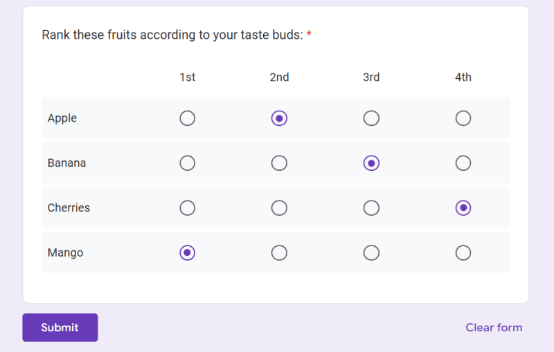 How to Add Ranking Questions in Google Forms (7 Steps)